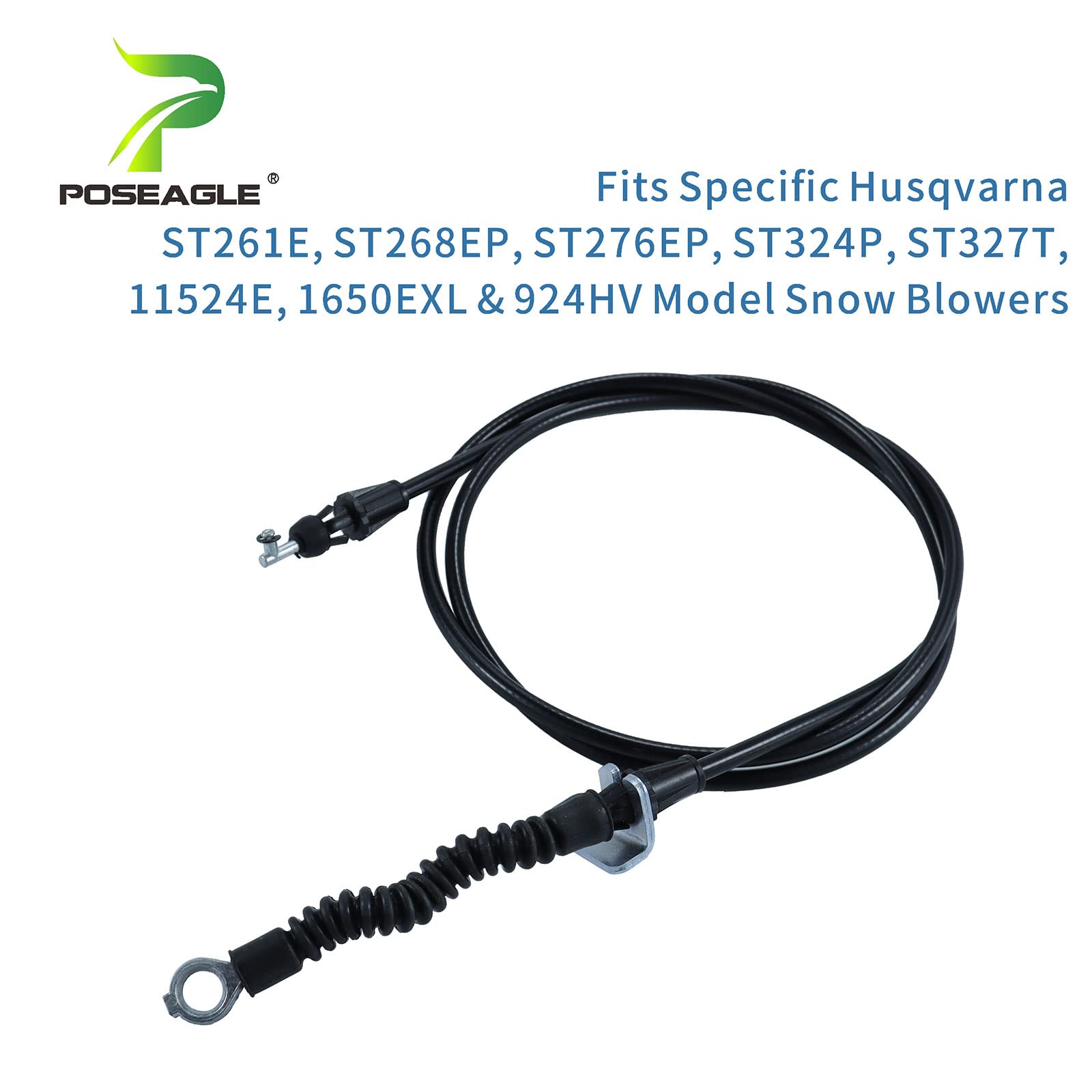 POSEAGLE 2 Pack 585271601 Deflector Cable Compatible with Husqvarna 585271601 Deflector Cable 585271601, Poulan 532420672 Cable, Husqvarna 532420672, Poulan Snowblower 420672 Cable