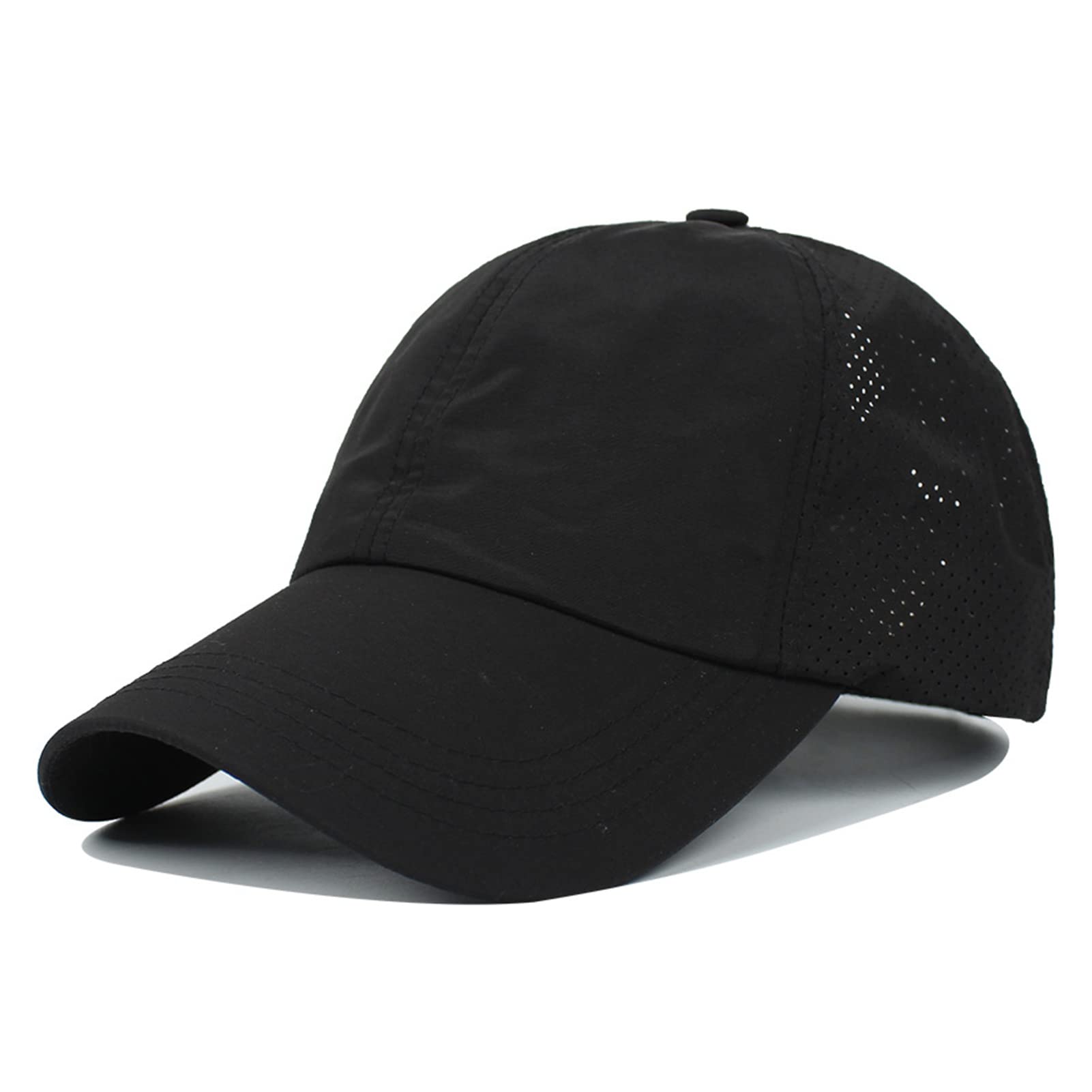 LUCKYBUNNY Women Men Tie Dye Criss Cross Ponytail Baseball Caps Adjustable Sports Hats Messy Bun Ponycap