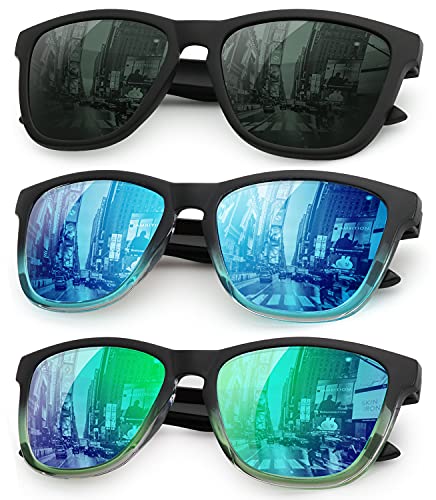 KALIYADI Womens-Sunglasses Polarized Sunglasses-Womens Trendy: Retro Sun Glasses with UV Protection for Travel Driving