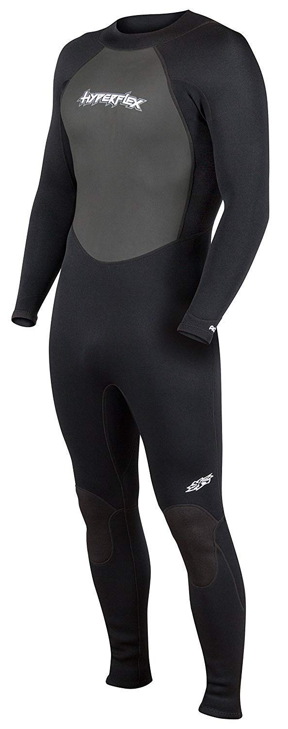 Hyperflex Access Men’s and Women’s Full Body 3mm Backzip Wetsuit - Warm 4-Way Stretch Neoprene - Adjustable Collar and Flat Lock Construction - High Performance 50+ UV SHIELD