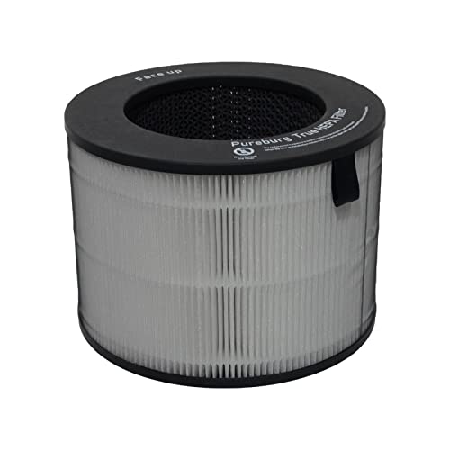 PUREBURG Replacement Filter Compatible with LG PuriCare AeroTower U9C Series U9CV2B U9CS1C U9CV1C Air Purifying Fan,H13 4-Stage Filtration Activated Carbon Air Clean