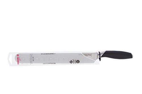 Mundial Titan 3427-11GE 11" Hollow Granton Edge Slicing Knife, Black Handle with Plastic Protective Sheath