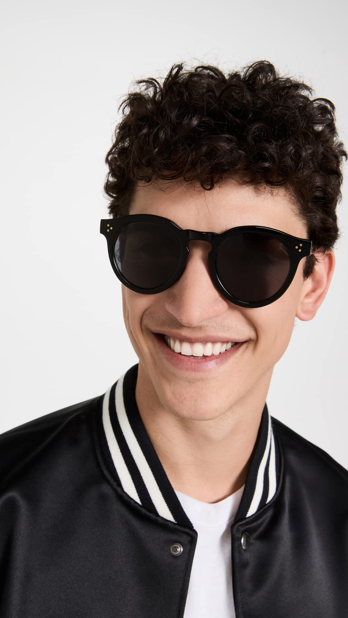 Illesteva Leonard II Sunglasses, Black, One Size