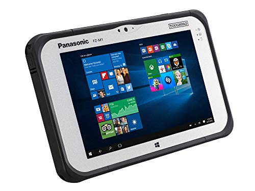Panasonic Toughpad M1, FZ-M1, FZ-M1CEBEABM, Intel Core i5-4302Y @1.6GHz, 8GB, 128GB SSD, Wi-fi, Bluetooth, 4G LTE, Win 10 Pro, TPM 1.2, Camera, Webcam, 2D Barcode Laser (EA30), (Renewed)