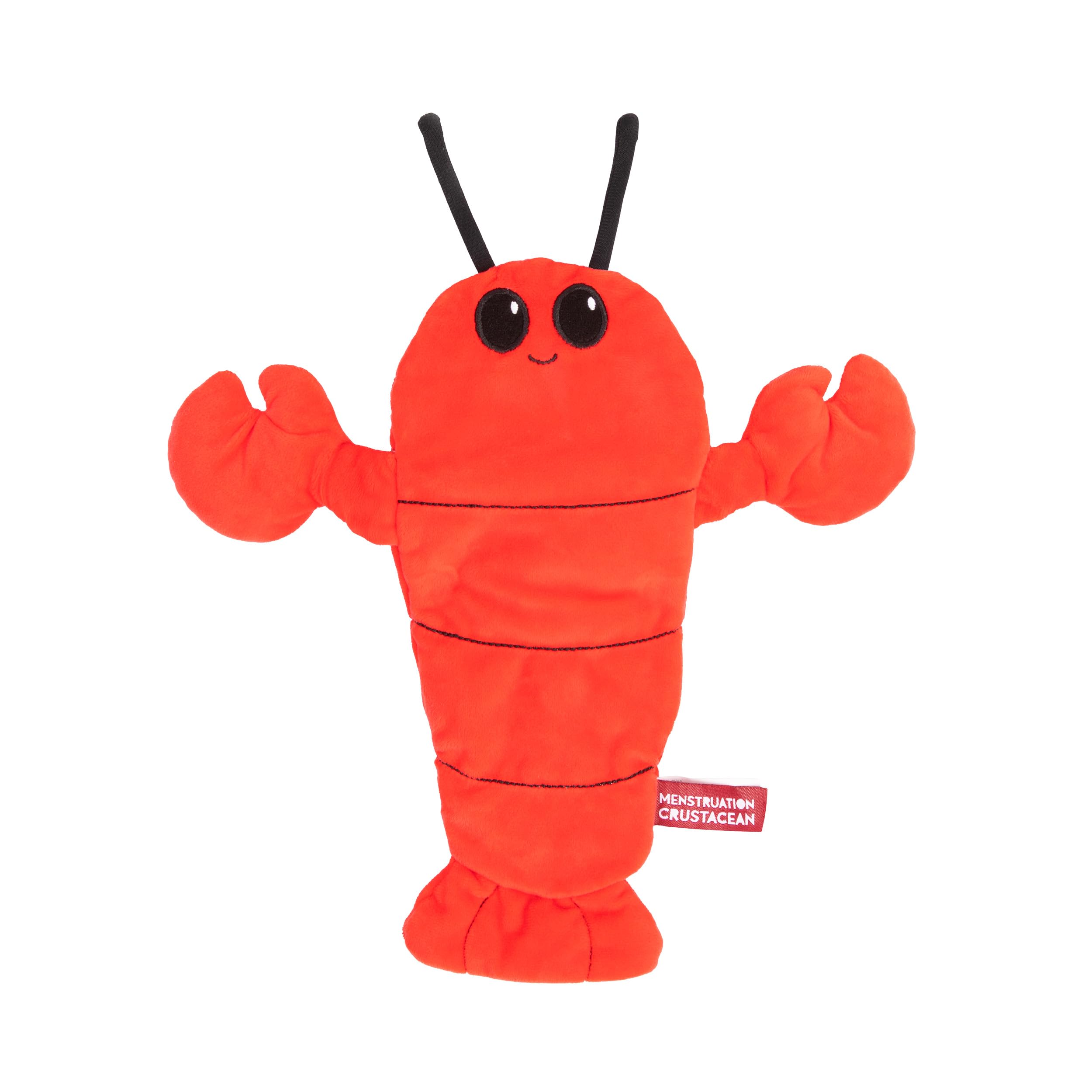 Menstruation Crustacean Lobster β The Original Viral Cuddly & Cute Plush Lavender Scented Heating Pad for Cramps