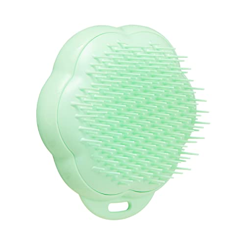Tangle Teezer Cat Teezer | Small, De-Shedding Cat Hair Brush | Gentle, Soothing Brush for Cats | Green