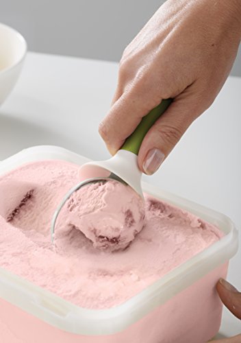 Joseph Joseph Dimple Non-Drip Ice Cream Scoop, Green