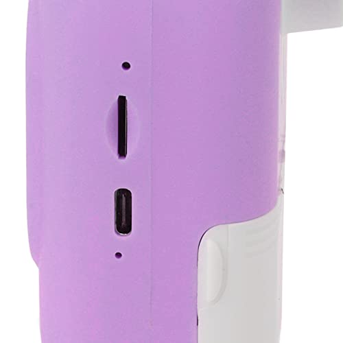 jerss Childrens Digital Camera 6 Filter Effects Face Recognition Auto Print Digital Camera 1080P ABS Home Silicone for Children (Purple)