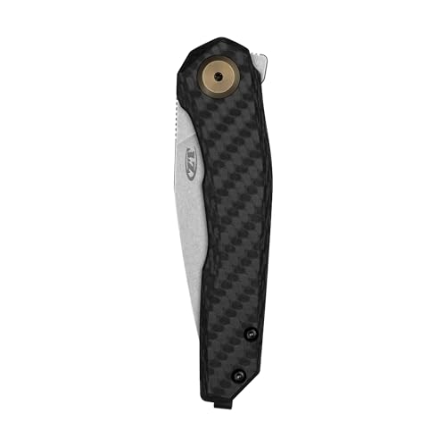 Zero Tolerance 0545, 3.2 inch Premium CPM MagnaCut Steel Blade, Carbon Fiber Handle, Pocketclip, Made in The USA,