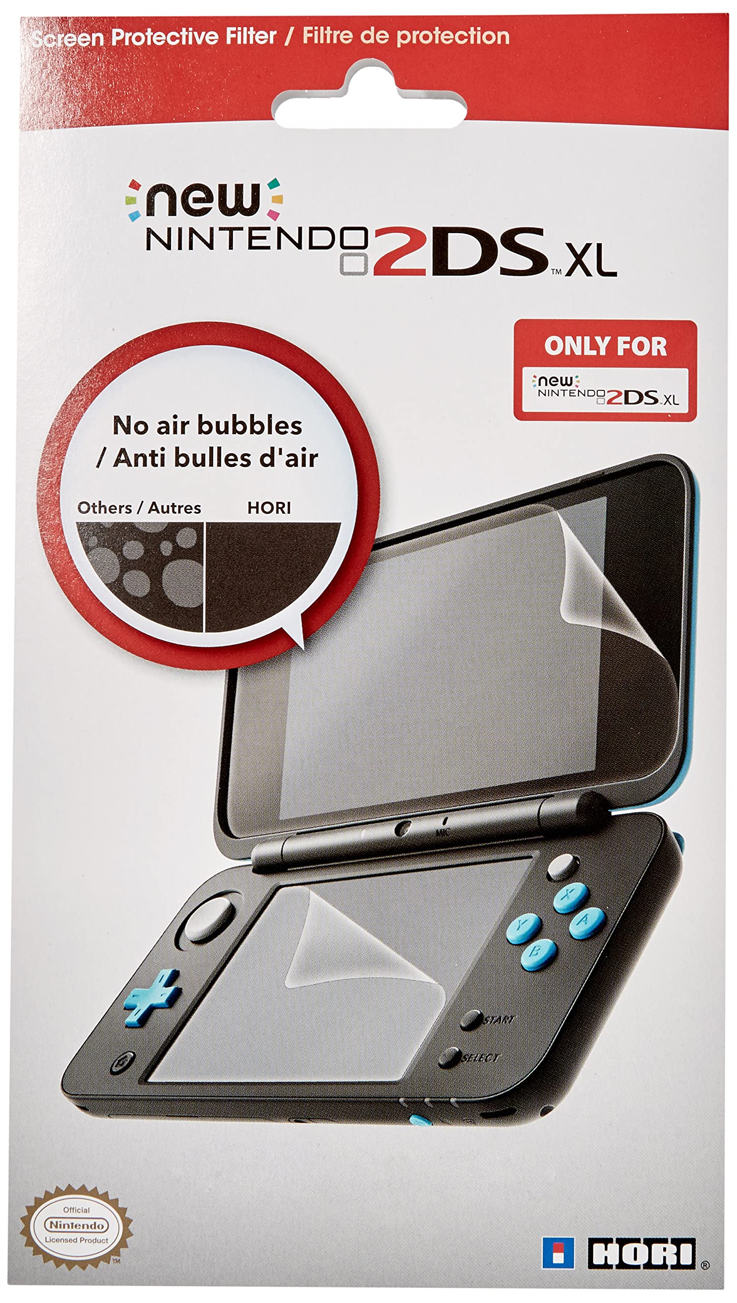 HORI New Nintendo 2DS XL Screen Protective Filter - Officially Licensed by Nintendo
