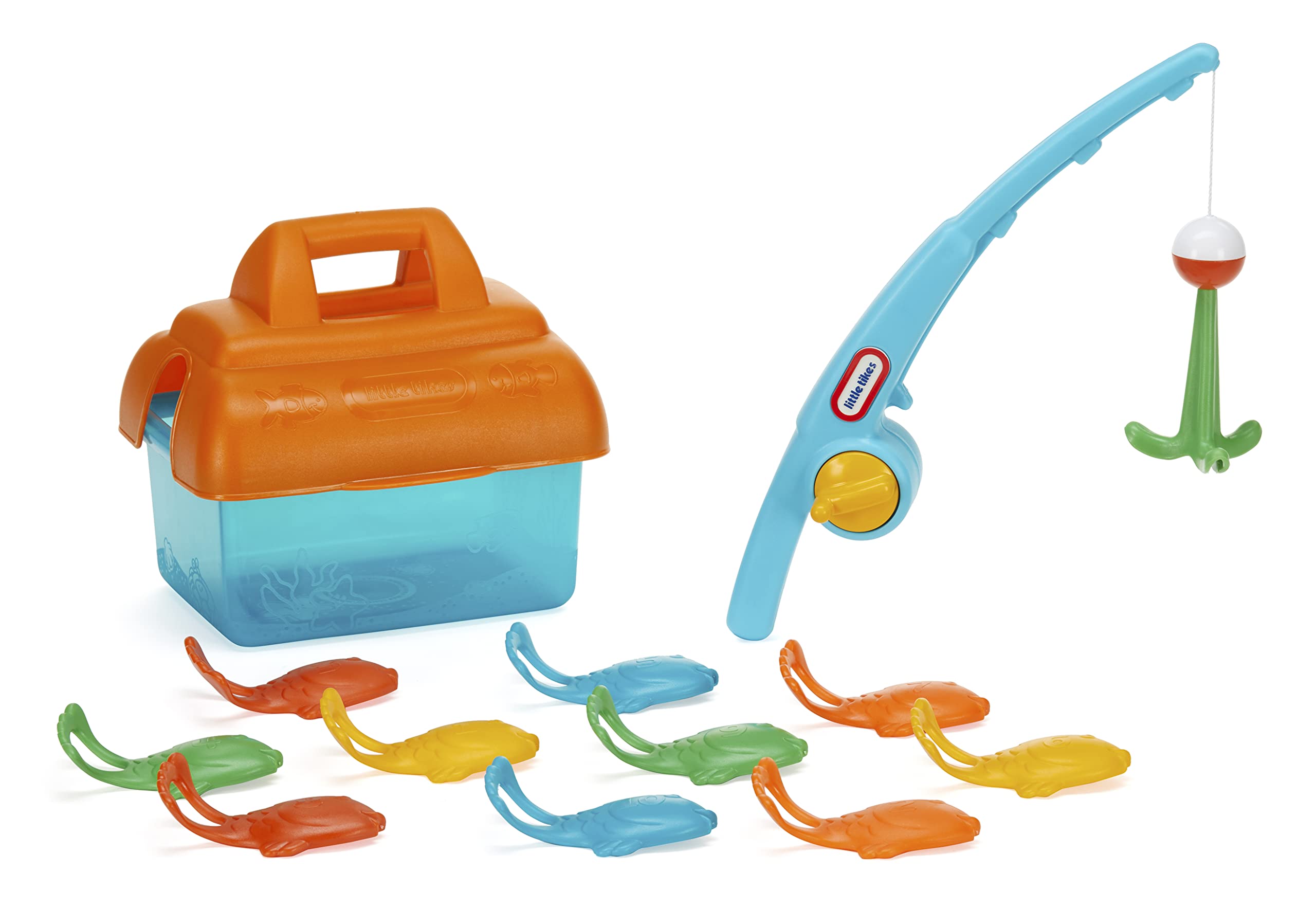 Little Tikes Cast & Count Multicolored Fishing Set Game Toy for Preschool Kids