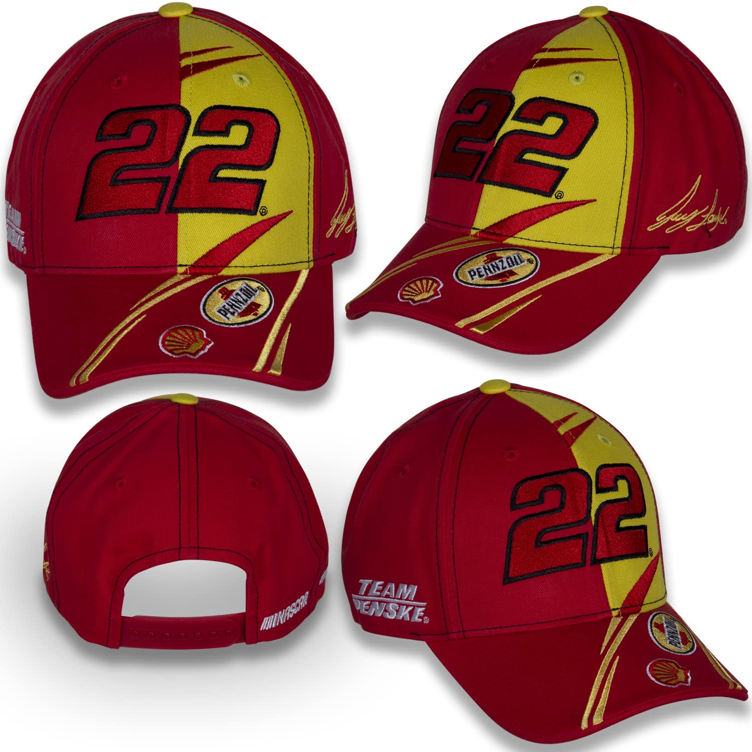 Joey Logano Youth Element Hat - 2023 NASCAR Adjustable Automotive Racing Mesh Baseball Cap