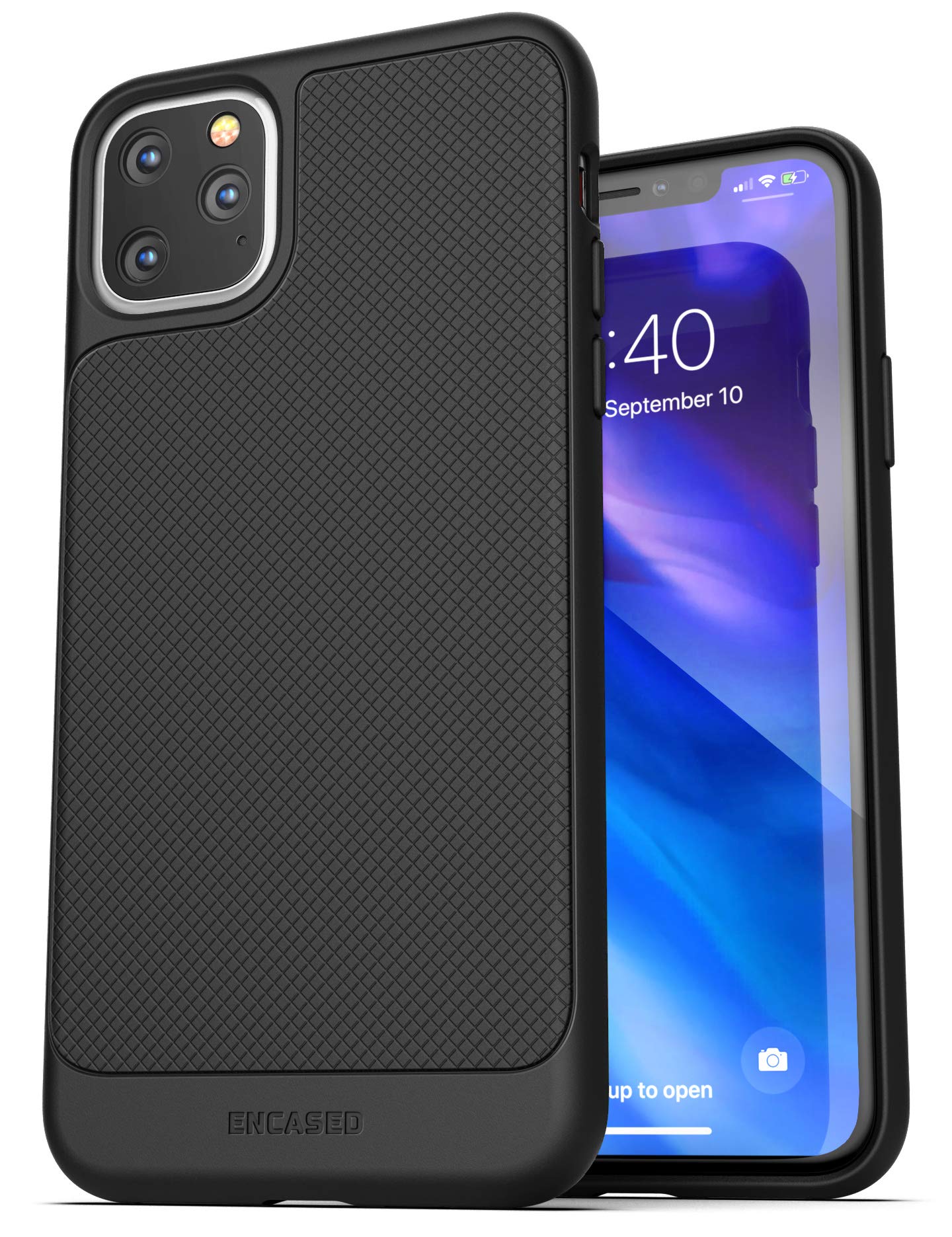 iPhone 11 Pro Belt Clip Case (Thin Armor) Slim Grip Cover with Holster - Black (iPhone 11 Pro)