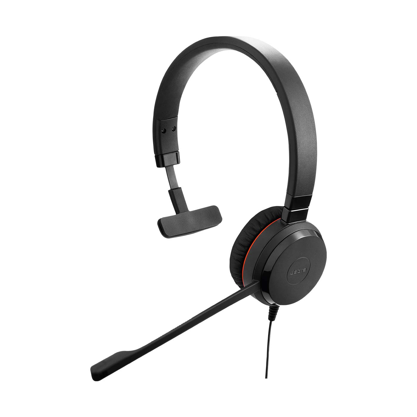 Jabra Evolve 30 II Wired Headset, Mono, UC-Optimized – Telephone Headset with Superior Sound for Calls and Music – 3.5mm Jack/USB Connection – Pro Headset with All-Day Comfort