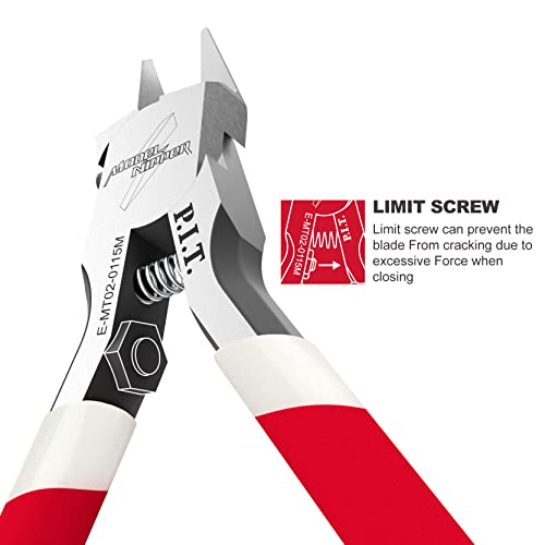 P.I.T. 4.8 Inch Model Nipper, Single Blade Gundam Nipper with Non-Slip Grip, Sprue Cutter Hobby Nippers,Model Kit Nippers for Plastic Gunpla Model Building