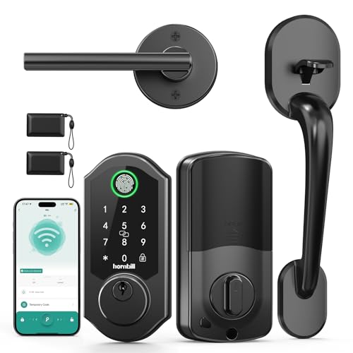 Hornbill Smart IC Cards, Smart Fobs Work with Smart Locks, Addable Smart Cards for TTLock Smart Locks, Keyless Entry Smart Cards for Door Lock 3pcs