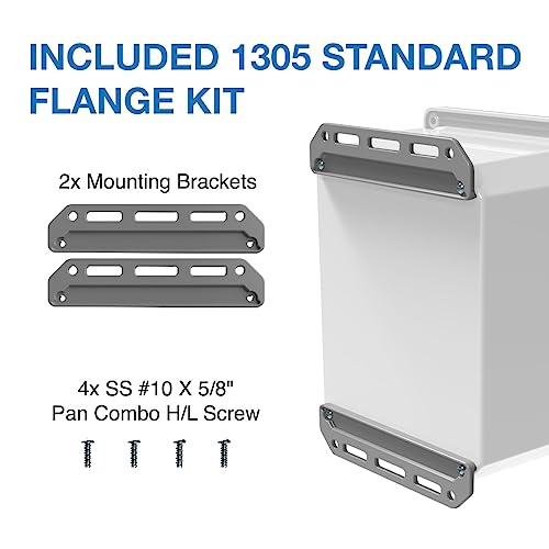 Serpac I352S,TCBG (10.23 x 11.75 x 7.46 in) Polycarbonate IP67 Waterproof UL 508A Plastic Project Junction Box Enclosure with Clear Top Screw Entry Cover and Gray Bottom