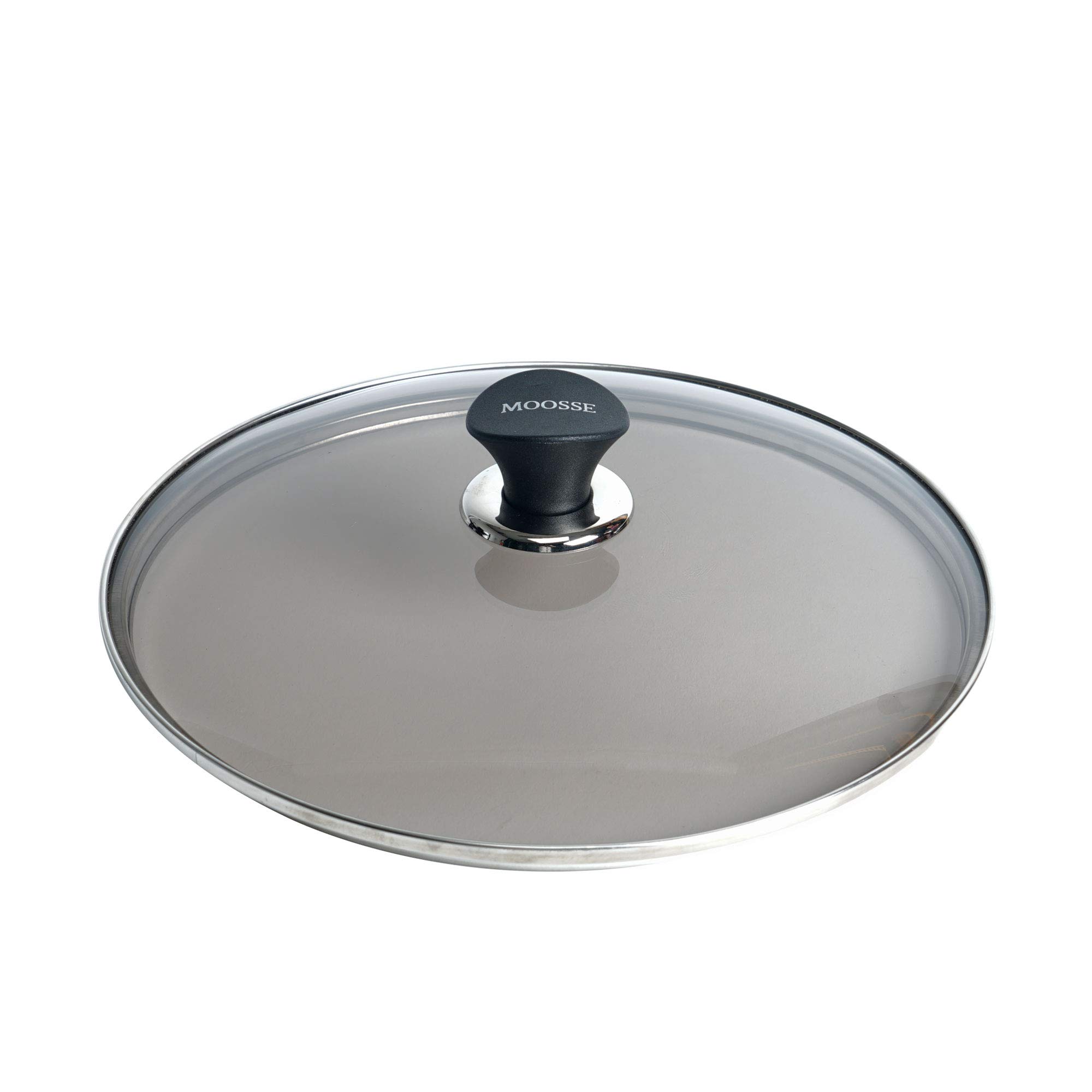 MOOSSE Premium Enameled Cast Iron Mini Wok Pan with Lid for Induction Cooktop, Stove, No Seasoning Required, 10.4β (26 cm)