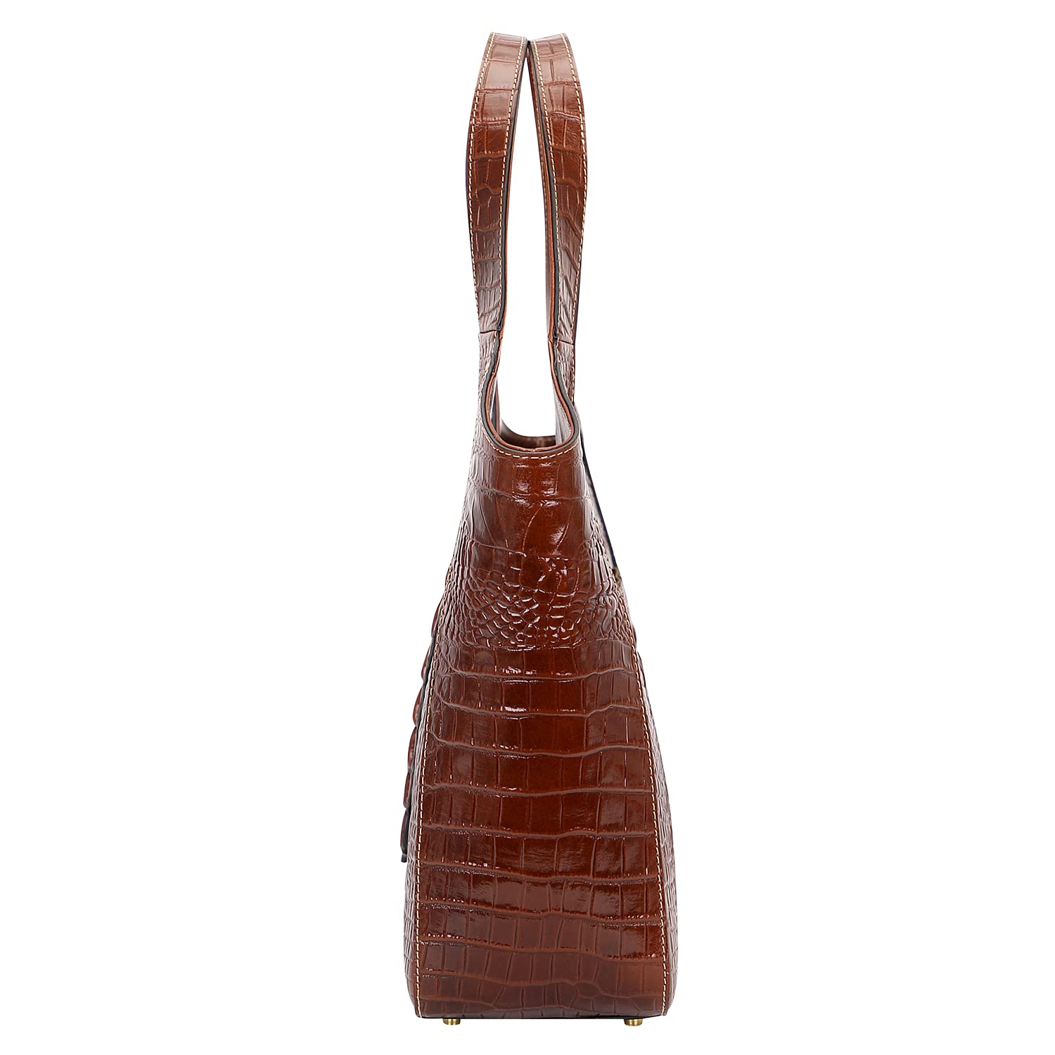 PIJUSHI Designer Hobo Bag for Women Crocodile Leather Shoulder Purse(66315 Brown)