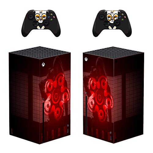 KAJAL MANI -Gun Rainbow- Vinyl Skin Sticker Decal Wrap for X-box-One-Series X Console Skin Set