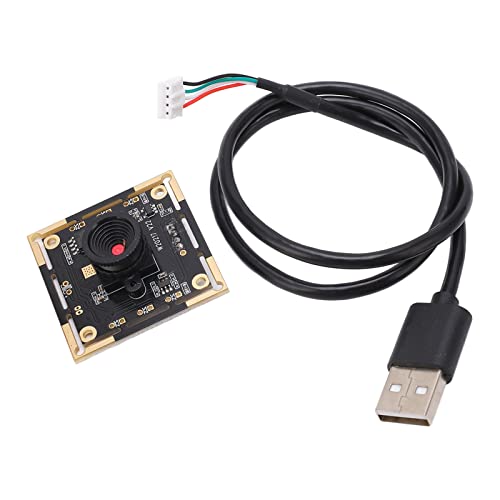 USB Camera Module, USB Plug Play LED Connection Multi Function USB Camera Board, High Performance Chip Clear Image USB Webcam Module, for Face Recognition Function