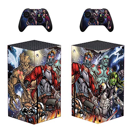 KAJAL MANI Vinyl Skin Sticker Decal Wrap for X-box-One-Series X Console Skin Set Galaxy War