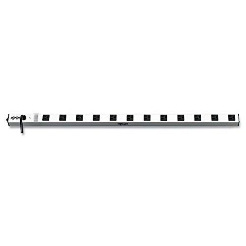 Tripp Lite Ps3612 Vertical Power Strip, 12 Outlets, 1 1/2 X 36 X 1 1/2, 15 Ft Cord, Silver