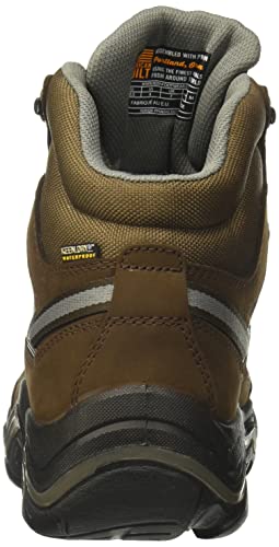 KEEN Men's Durand 2 Mid Height Waterproof Hiking Boots, Cascade Brown/Gargoyle, 12 Wide