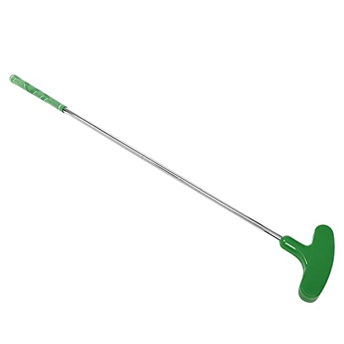 Mini Putter, Accessories Stainless Steel Shaft Comfortable Putter with Antislip Grip for Room for Childs for Indoor for Kids(Green)