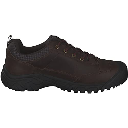 KEEN Men's Targhee 3 Oxford Casual Hiking Shoes, Dark Earth/Mulch, 9
