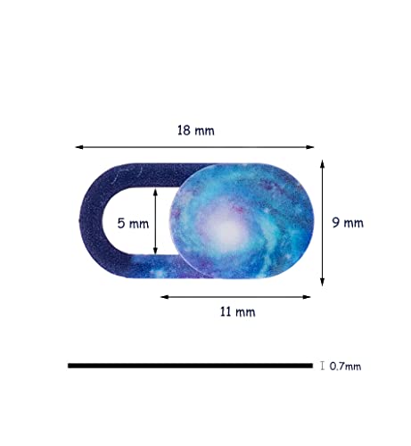 Webcam Cover (8 Packs), Ultra-Thin Camera Privacy Covers Sticker Fit for Laptop Computer PC Desktop Tablet Smart Phone Lens, AllureEyes Web Cam Slider Camera Privacy Covers Protection