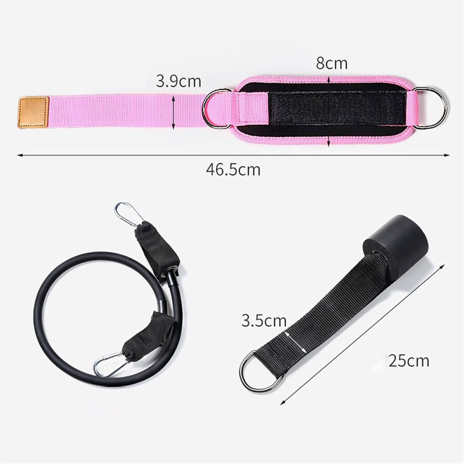 LUYIYI Elastic Belt Door Pull Rope Fitness Ankle Buckle Leg Strength Training Rally Leggings Accessories