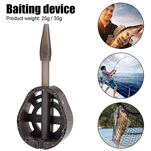 Portable Carp Fishing Feeder Cage Zinc Alloy Method Feeder Fishing Portable Accessories Fish Terminal Tackle Tool