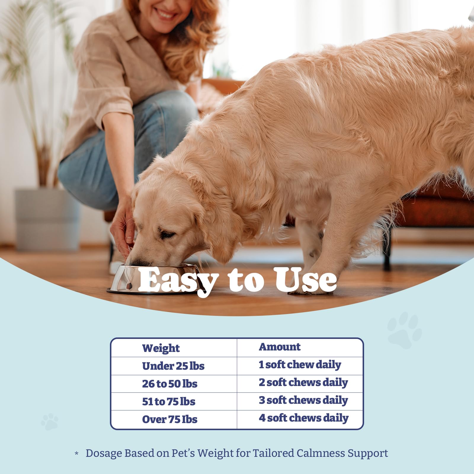 YoYoBay Dog Calming Chews for Anxiety, Separation, Travel, Thunderstorms - with Valerian Root, Melatonin, Hemp Oil - Duck & Pear Flavor, 170 Count