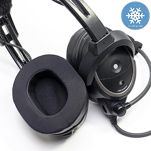 Voarmaks Cooling Gel Refresh Kit Compatible with Bose A20 A10 Aviation Headsets Featuring Cool Gel Material Slow Rebound Memory Foam,3 Durable Mic Foam Cover,Headband Cushion Pads