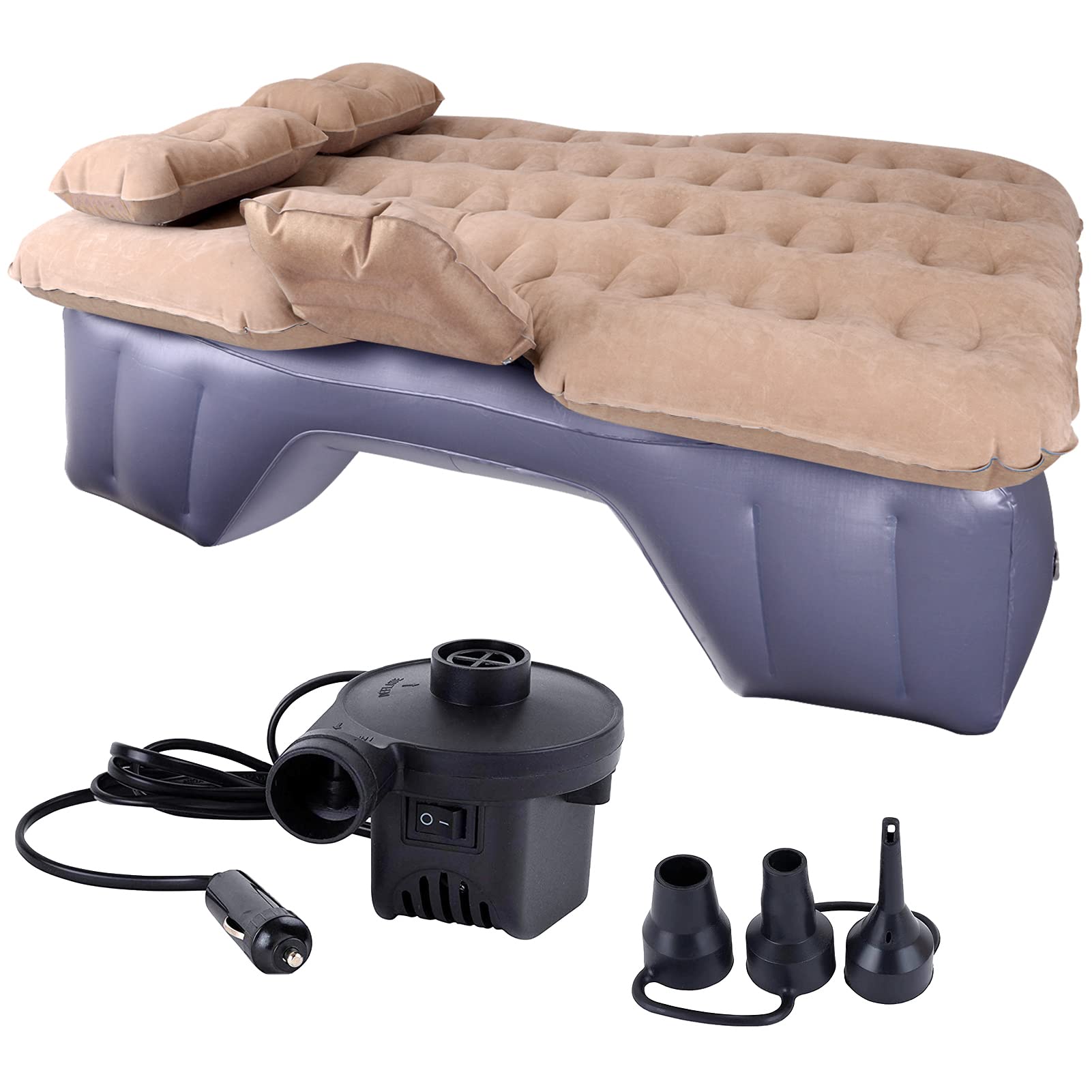 HIRALIY 53.94 x 34.25 x 17.72 Inches Car Air Mattress, Inflatable, To Clean