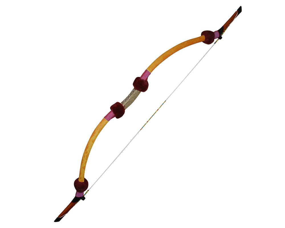 I-Sport 56.7" Traditional Mongolian Bow Horse Longbow Recurve Bow Archery for Adults (45)