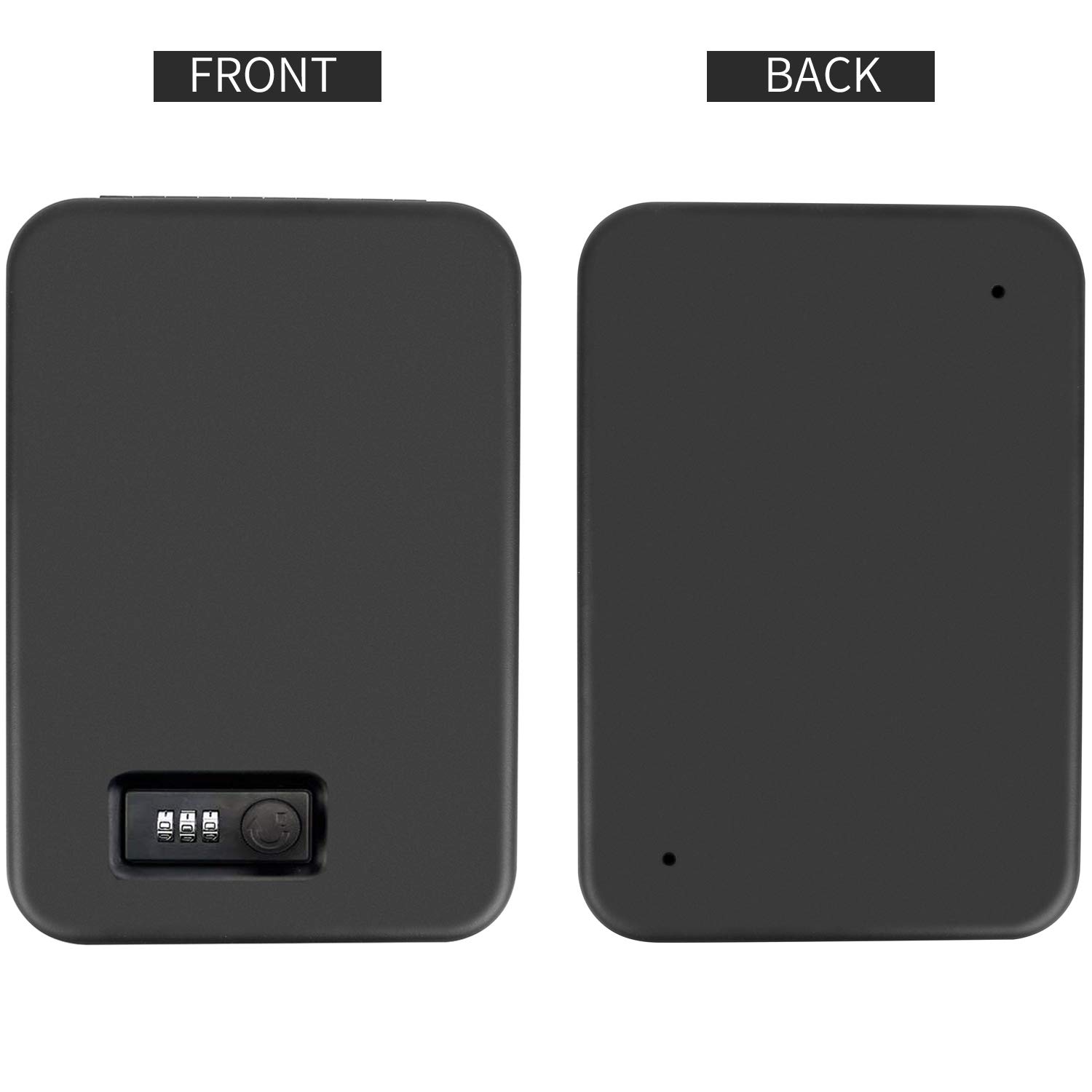 Jolitac Portable Safe Box Combo Lock Security Case, Quick Access Gun Safe Solid Steel Pistol Safe Handgun Safe for Car, Home, Travel