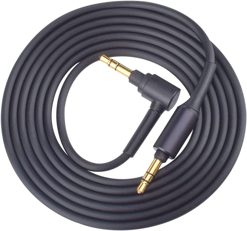 WH-1000XM3 Replacement Cable Compatible with Sony WH-1000XM4 MDR-XB950BT MDR-1000X WH-H900N WH-CH700N MDR-1A WH1000XM2 MDR-100ABN MDR-1ADAC MDR-XB950N1 Wireless Headphones (Black)