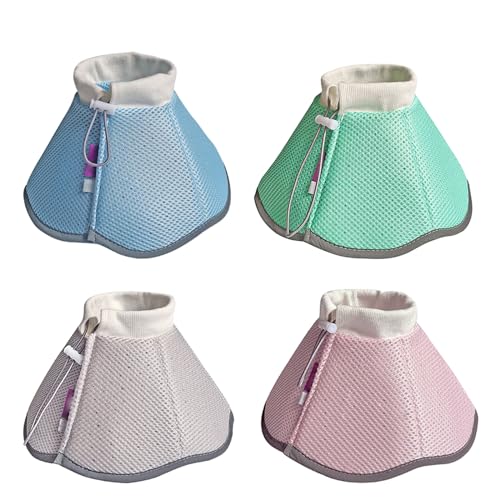 XINAJUND Comfortable Recovery Collar with Reflective Tape Ensuring Protections for Cats Dogs Postoperative Care & Injury Recovery