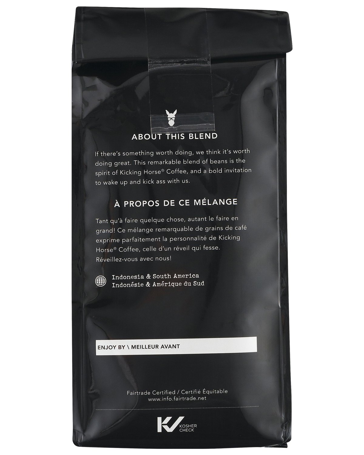 Kicking Horse Coffee Grizzly Claw Dark Roast Whole Bean and Kick Ass Dark Roast Ground Coffee Bundle (10 Oz)