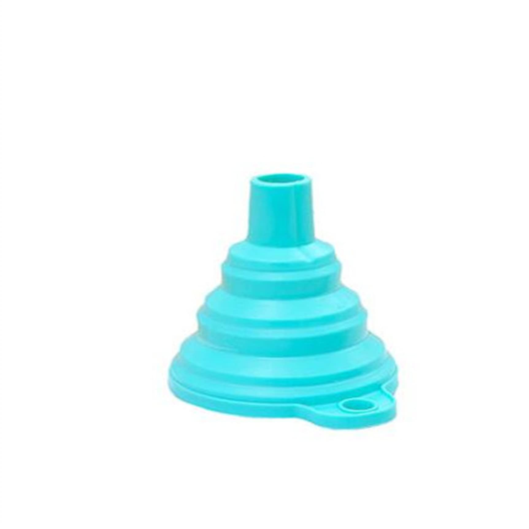 LIUGOU Silicone Collapsible Funnel, Food Grade Foldable Kitchen Funnels for Water Bottle Liquid Powder Transfer
