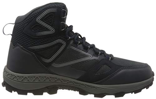 Jack Wolfskin Men's Downhill Texapore Mid M Hiking Boot, Dark Blue/Grey, 11