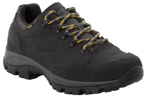 Jack Wolfskin Men's Rebellion Texapore Low M Hiking Shoe, Phantom/Burly Yell, 12