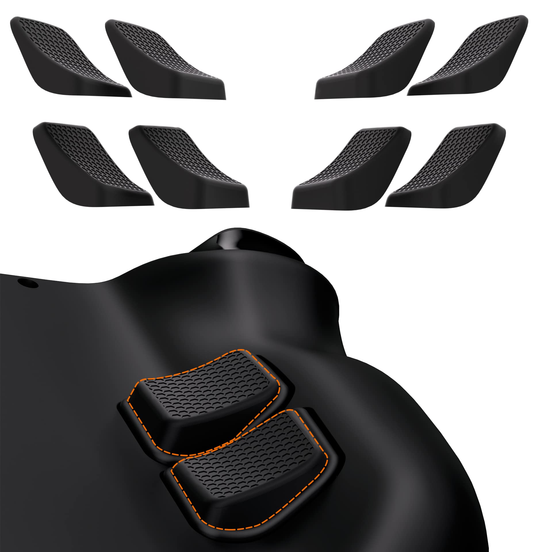 PlayVital Back Button Enhancement Set & Thumb Grips for Steam Deck