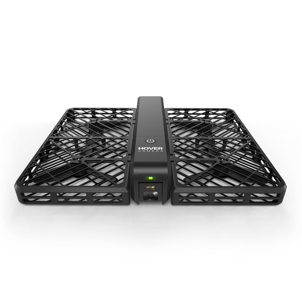 Hover Camera Passport Self-Flying Drone, 4K Video & 13MP Photography, Auto-Follow, Facial Recognition_Deluxe Version_P000001,Black