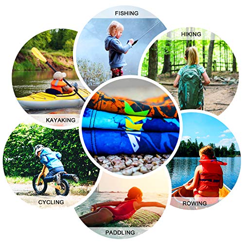 KastKing Kids Neck Gaiter - UPF 50 Kids Face Mask -Sun Protection Gear, Shoreline