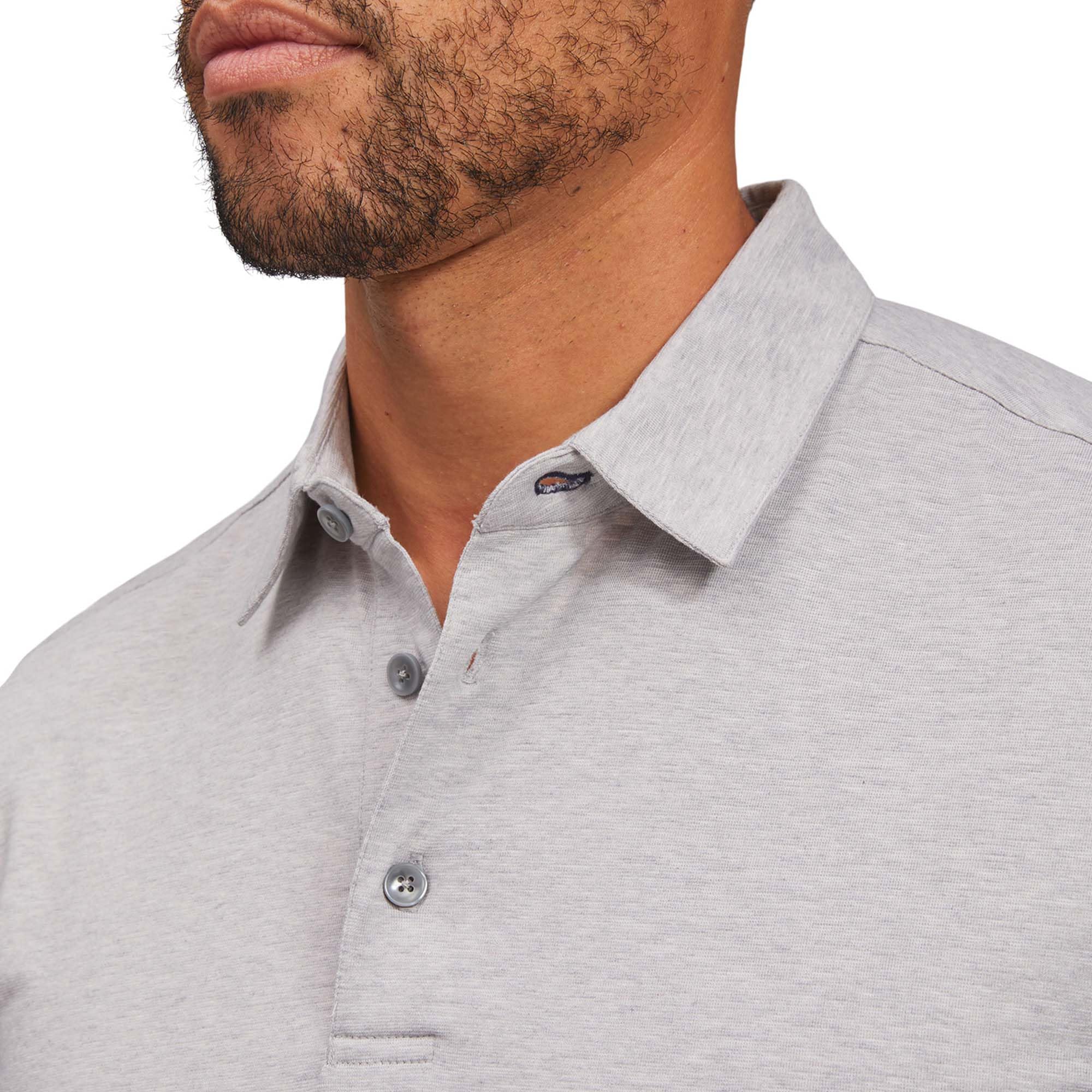 Mizzen+Main Men's Short-Sleeve Polo - Lightweight, Moisture-Wicking Golf Shirt - Trim Fit