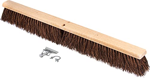 SPARTA Flo-Pac Garage Brush Floor Brush for Cleaning, 36 Inches, Brown, (Pack of 6)
