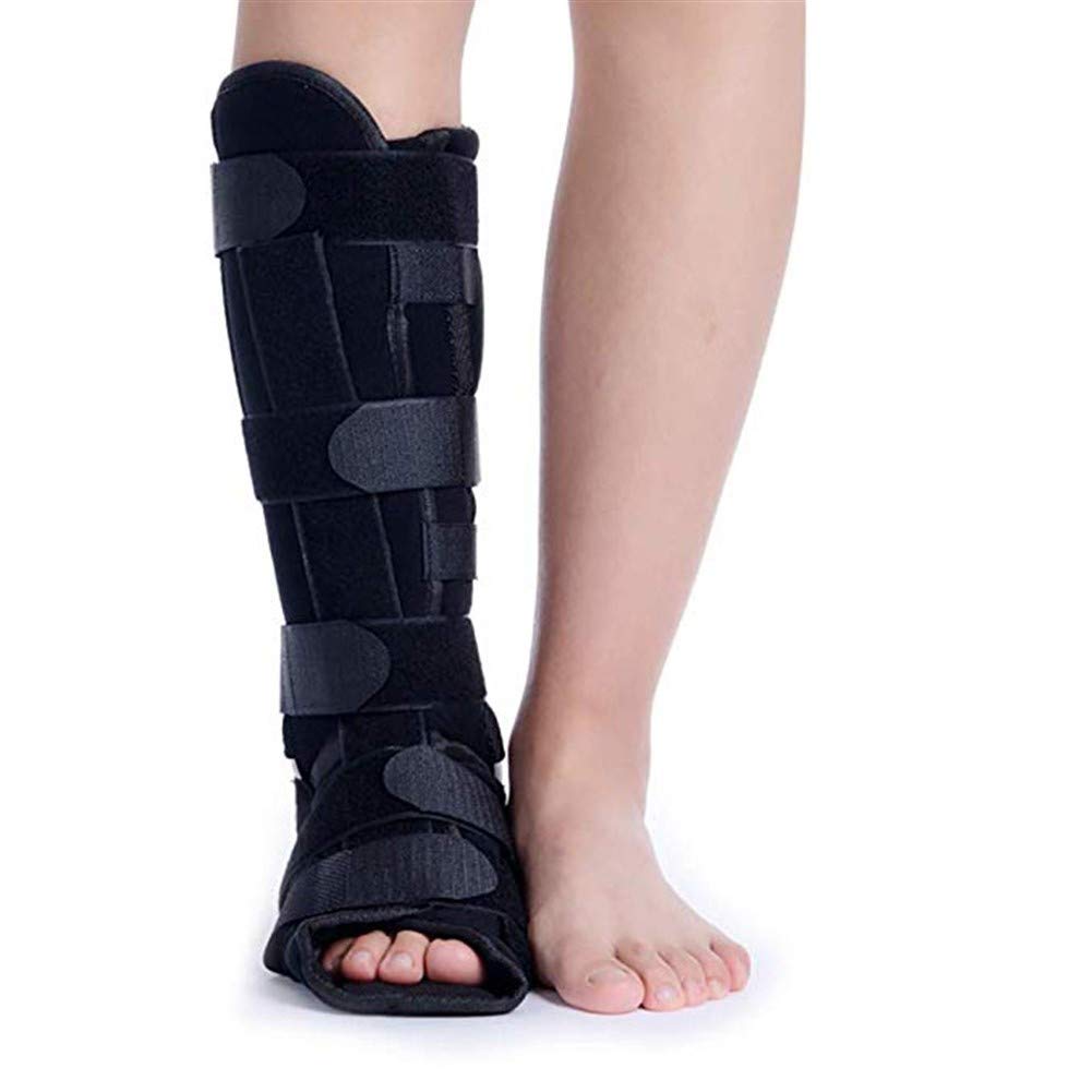 JJZXPJ Foot Drop Brace，Ankle Splint Breathable Adjustable Plantar Fasciitis Night Splint Ankle Support Brace for Sprains, Strains, Post-Op Cast Support and Injury Protection (Size : L)